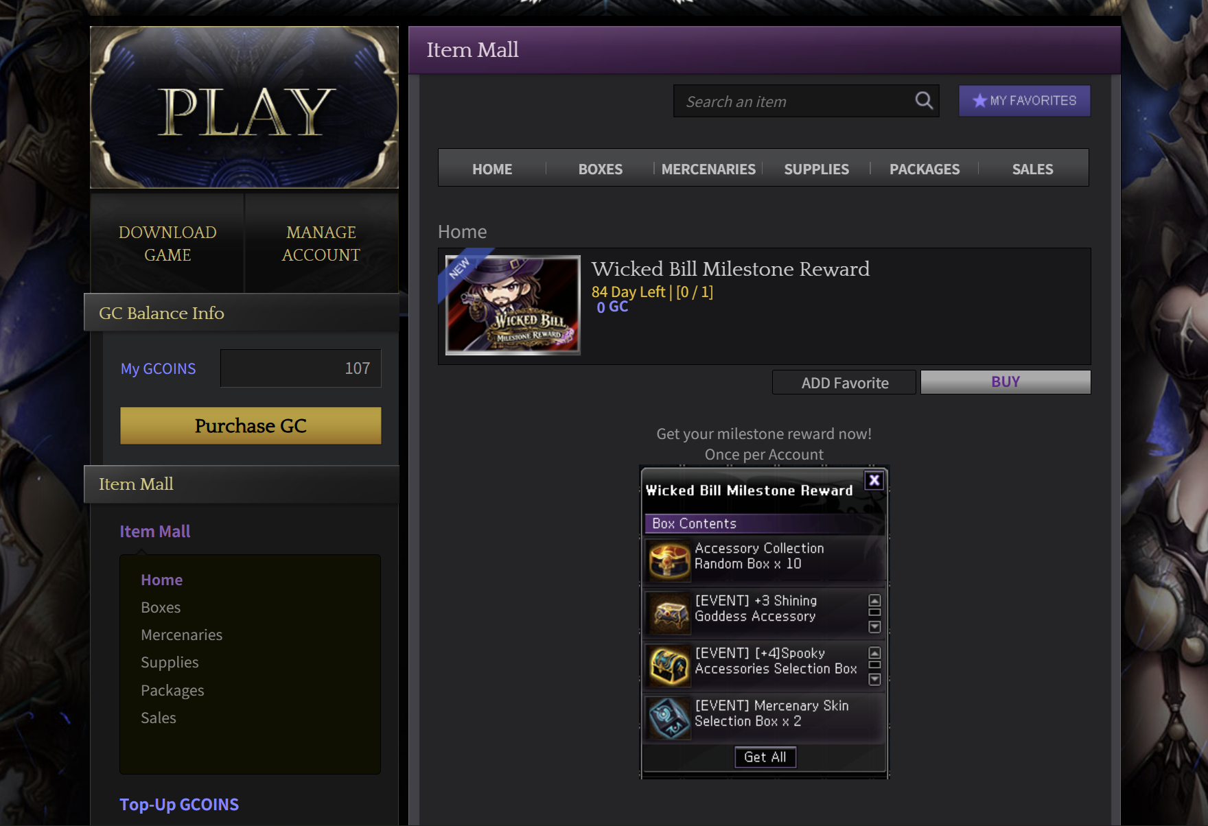 Cant Buy Wicked Bill Milestone