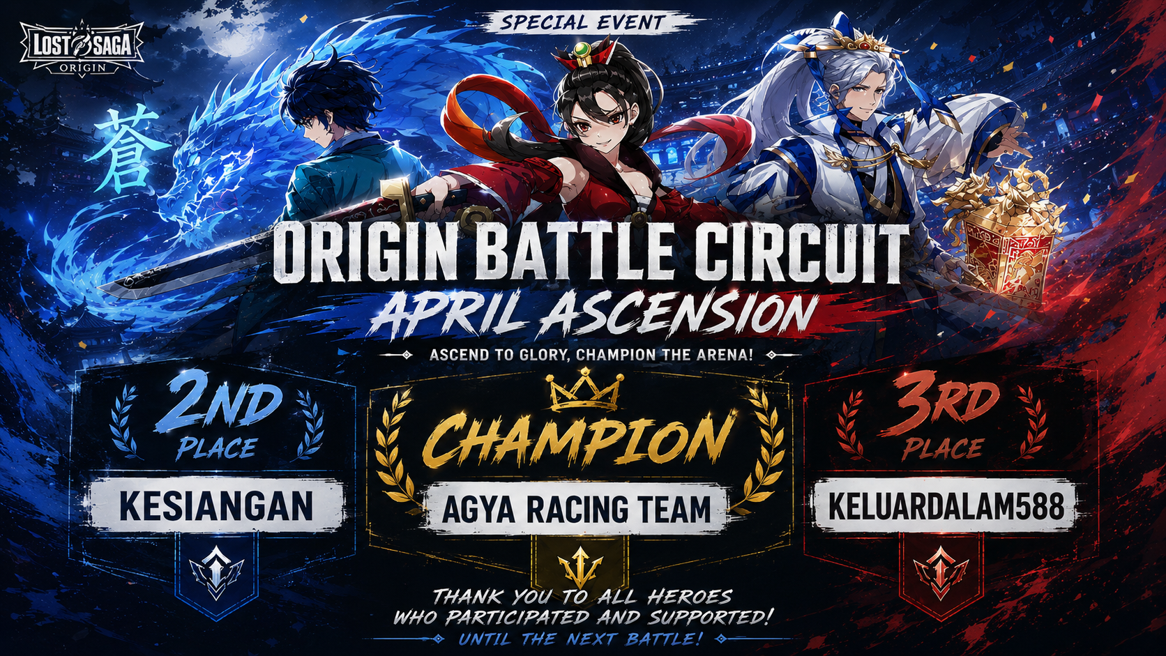 🏆⚔️ Top Contender SPOTLIGHT: Origin Battle Circuit – April Ascension ...